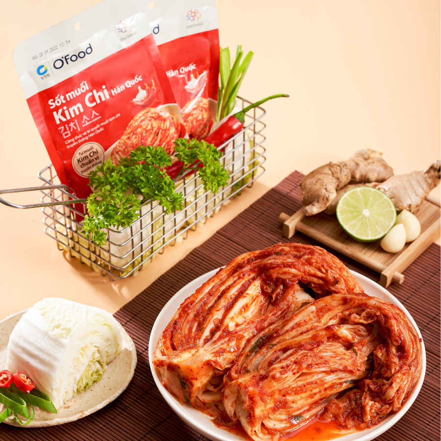 KIM CHI NHÀ LÀM NGON CHUẨN VỊ HÀN NHỜ SỐT MUỐI KIM CHI O'FOOD